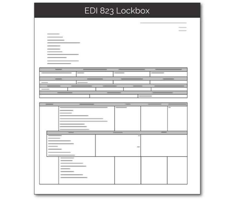 EDI 823 | Lockbox
