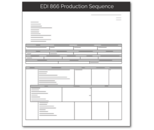 EDI 866 | Production Sequence