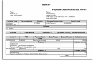 EDI 820 | Payment Order | Remittance Advice