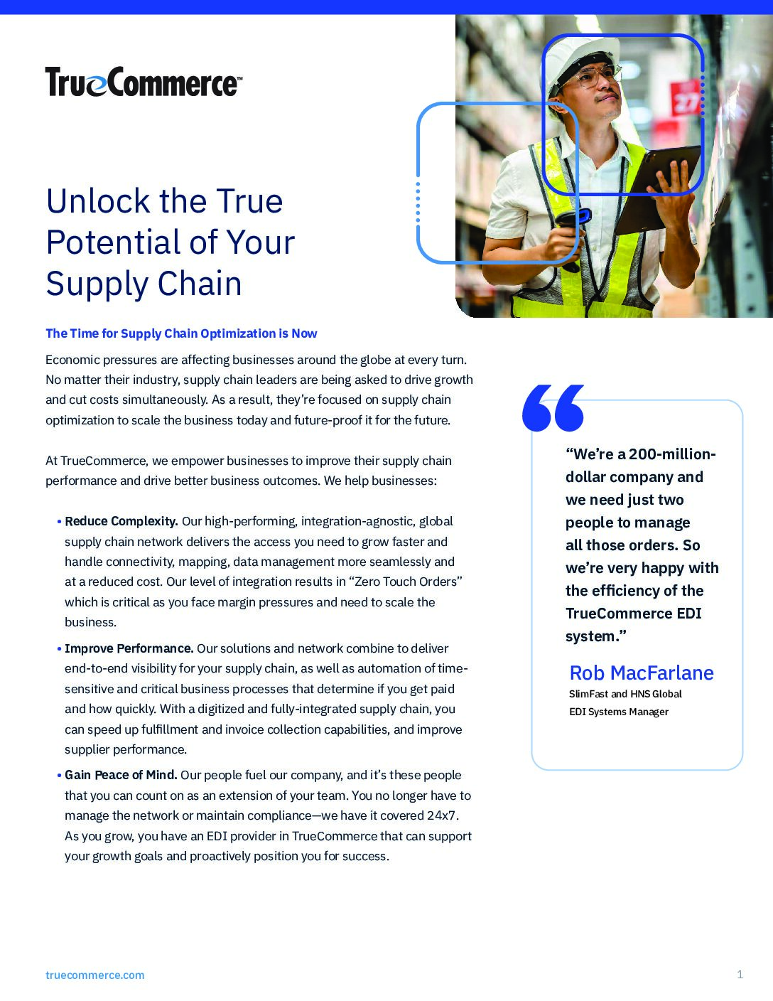 Unlock the True Potential of Your Supply Chain - TrueCommerce