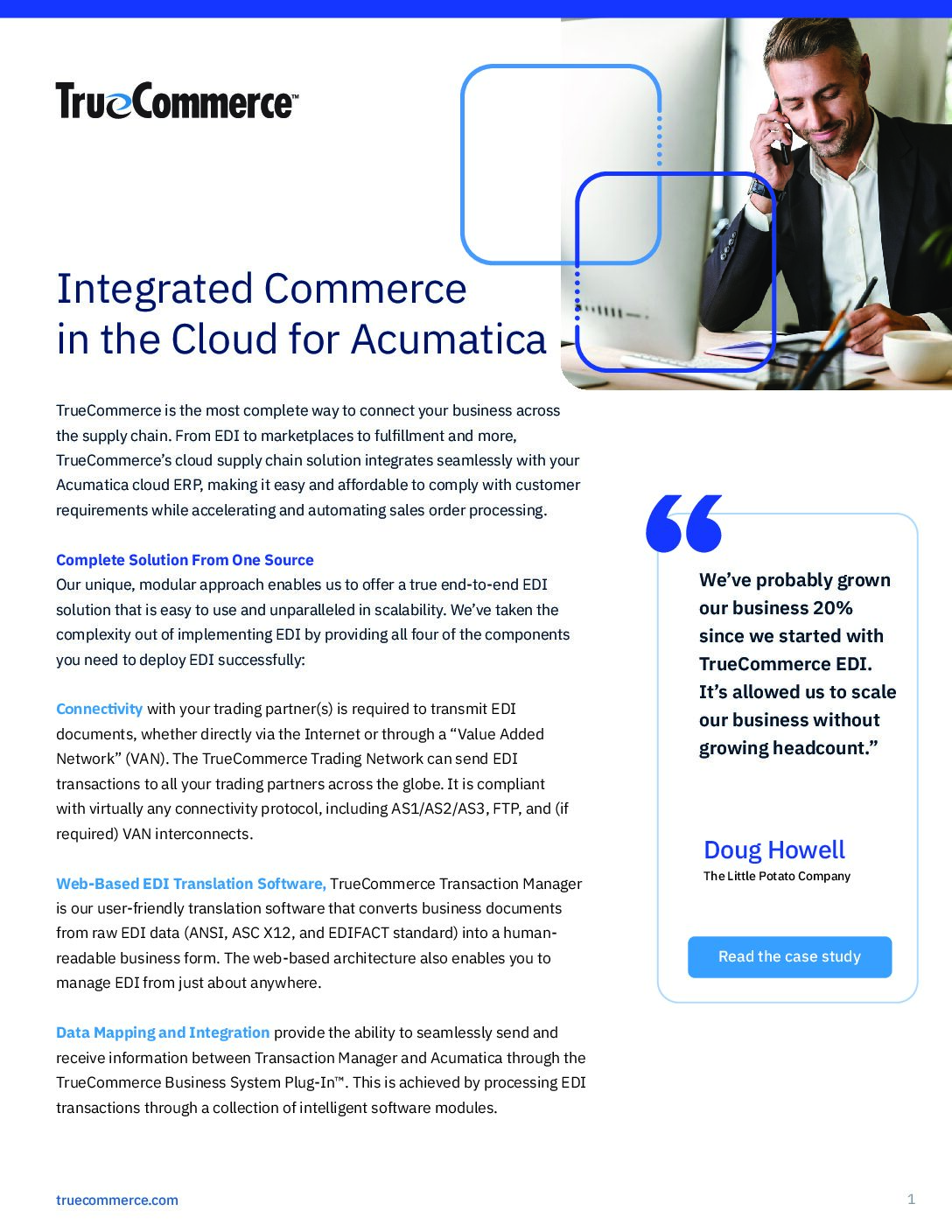 Integrated Commerce in the Cloud for Acumatica - TrueCommerce